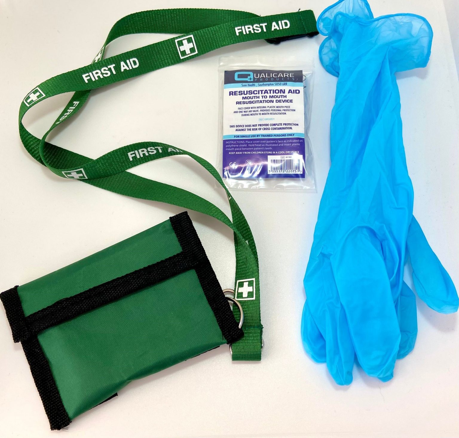 First Aid Keyring and Lanyard | Act Fast First Aid
