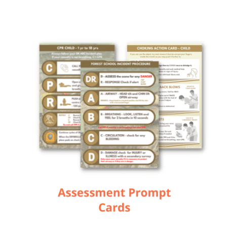 Forest School First Aid Casualty Cards | Act Fast First Aid